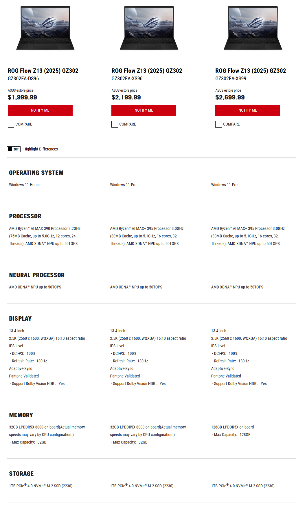 ASUS ROG Flow Z13의 미국 가격 공개 - 컴퓨터 / 하드웨어 - 기글하드웨어