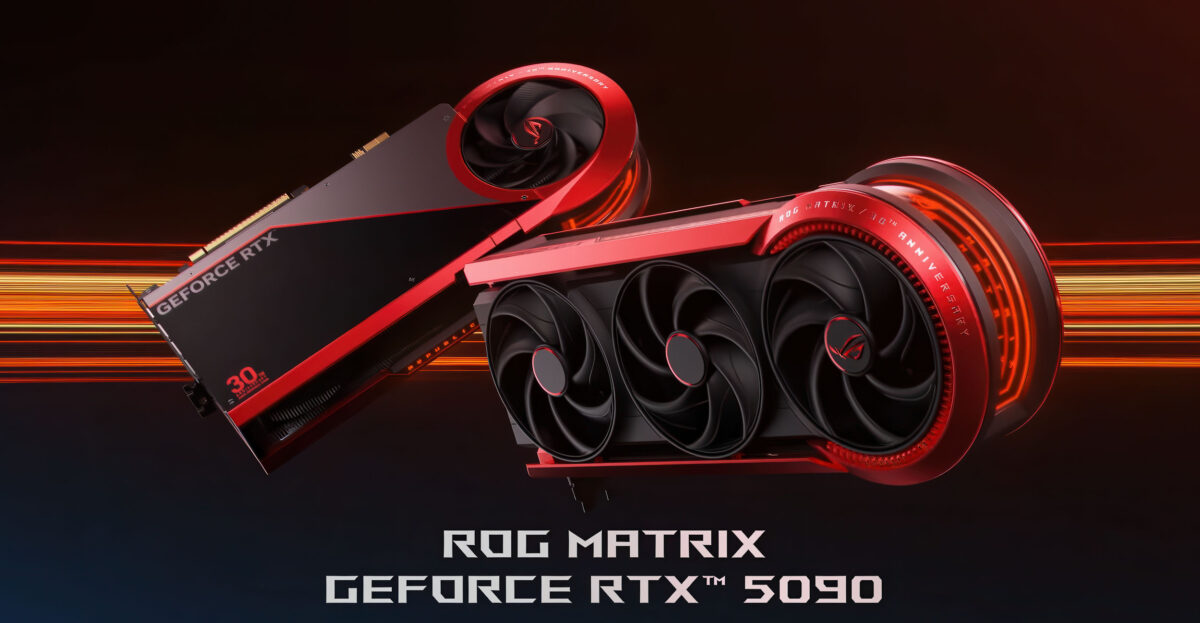 ASUS 지포스 RTX 5090 ROG 매트릭스, 30주년 기념 모델 - 컴퓨터 / 하드웨어 - 기글하드웨어