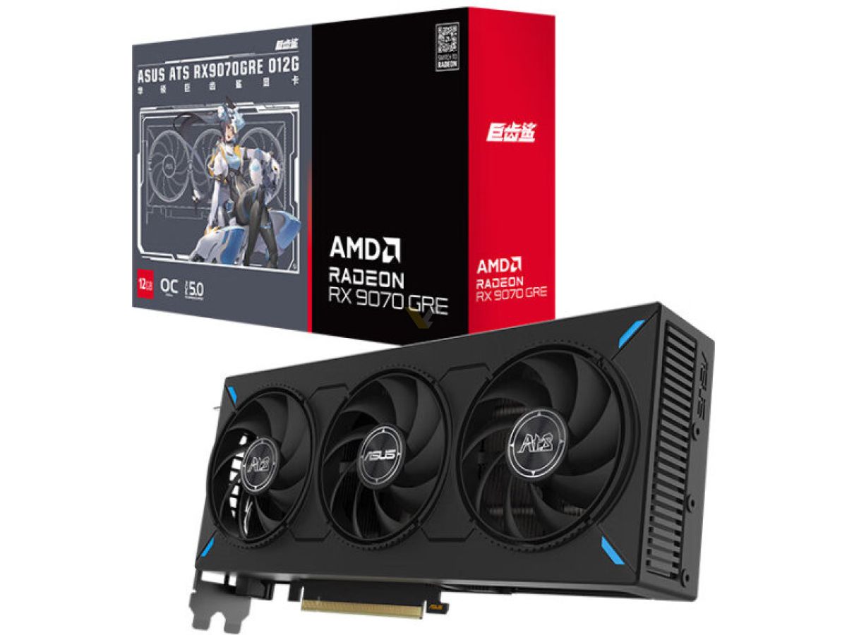 ASUS 라데온 RX 9070 GRE ATS 메갈로돈 그래픽카드 - 컴퓨터 / 하드웨어 - 기글하드웨어