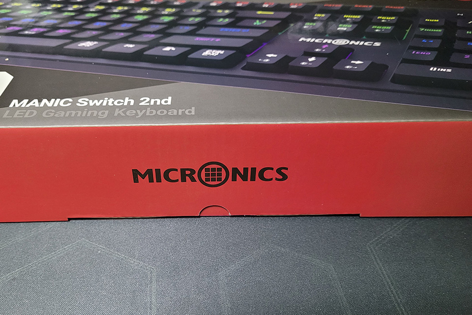 기계식 게이밍 키보드 입문자들을 위한 마이크로닉스의 가성비 키보드 MANIC X100 - 홍보 / 필테 - 기글하드웨어
